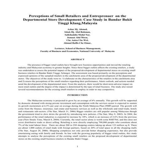 12%20 Azhar%20 Hj.%20 Ahmad | PDF | Retail Industry | Industries