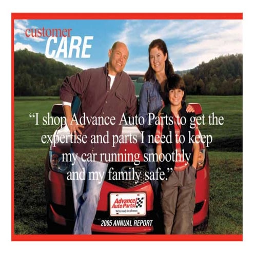advance auto parts 2005_AR | PDF