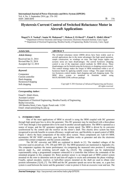 Switched Reluctance Motor SRM - Introduction | PPTX | Radio Control | Hobbies & Interests