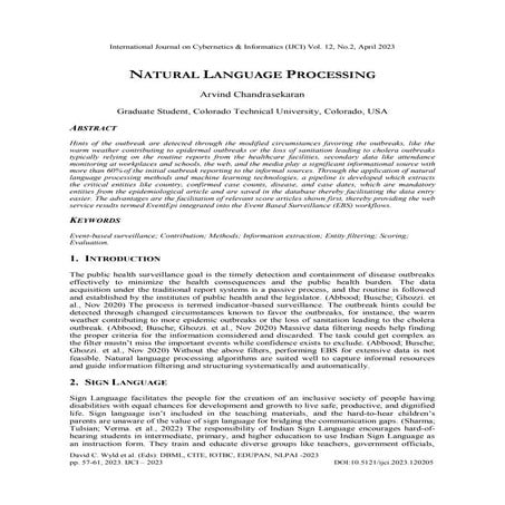 Natural Language Processing Pdf