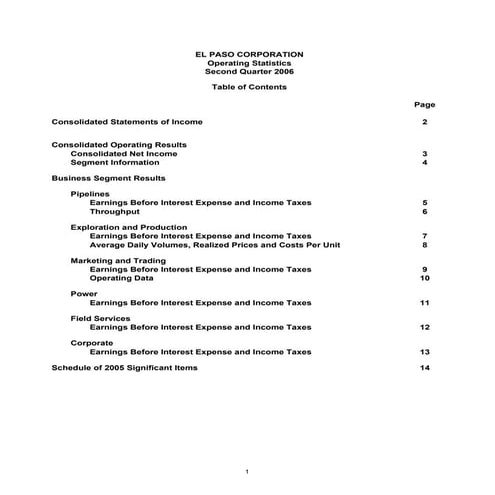 2Q06OpStats_FINAL | PDF