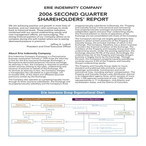 erie insurance group 2006-second-quarter-report | PDF