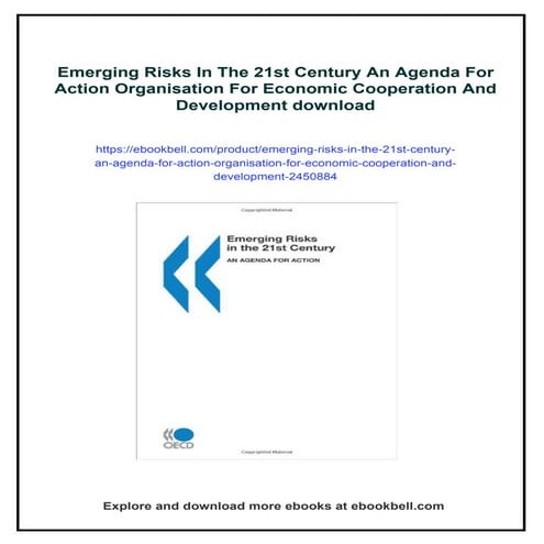 Emerging Risks In The 21st Century An Agenda For Action Organisation For Economic Cooperation ...
