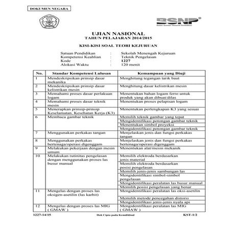 1236 kst-teknik fabrikasi logam | PDF