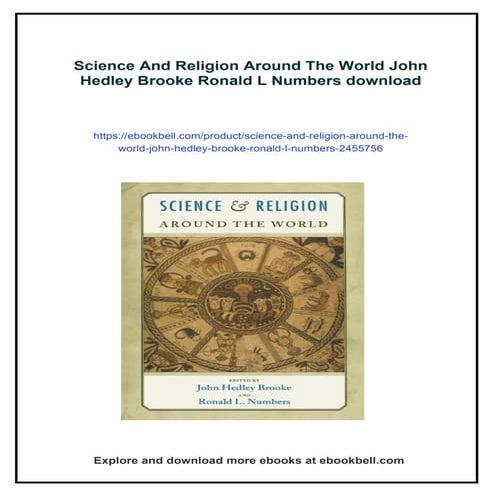 Science And Religion Around The World John Hedley Brooke Ronald L ...
