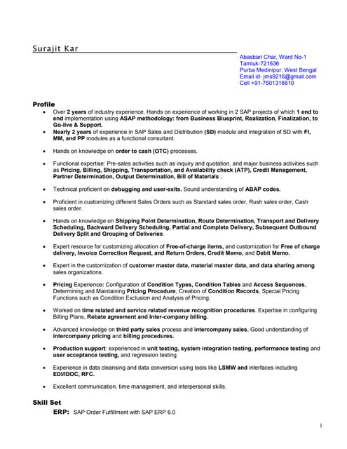 SAP SD module | PPTX