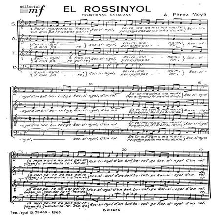 El rossinyol_Partitura | PDF