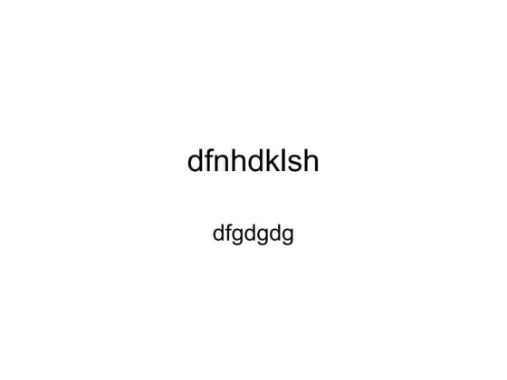 Dgdgdg | PPT