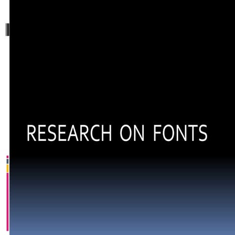 Fonts | PPT