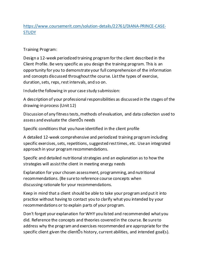Design A 12 week Periodized Training Program For The Client Described Design A 12 week Periodized Training Program For The Client Described