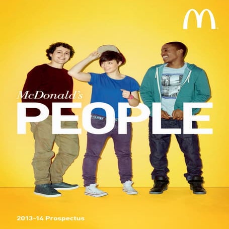 McDonald's People: 2013-14 Prospectus | PDF