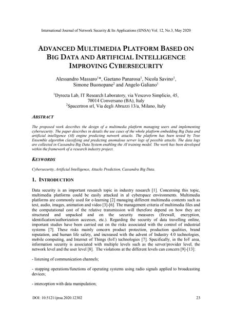 A Combination of the Intrusion Detection System and the Open-source ...