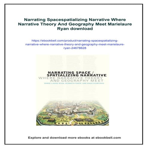 Narrating Spacespatializing Narrative Where Narrative Theory And ...