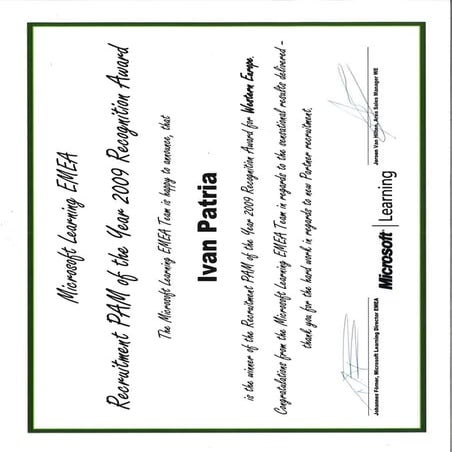 Microsoft Award | PDF