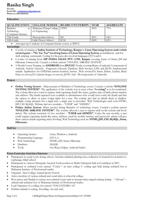 RESUME | PDF
