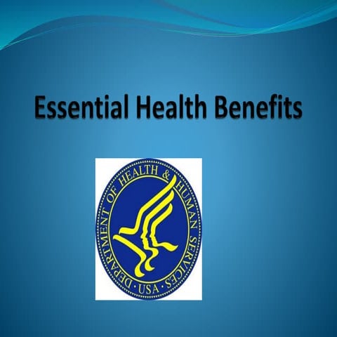 Essential Health Benefits | PPT