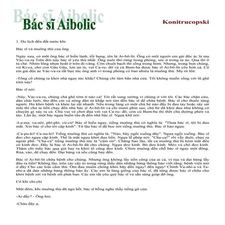 [123doc.vn] doko vn 1780015 bac si ai bo lit cooc nay tru | PDF