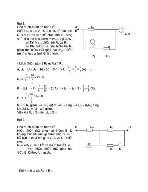 đề Bài và lời giải kết cấu thép 1 | PDF