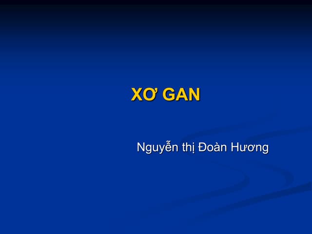 HỘI CHỨNG SUY TẾ BÀO GAN | PDF