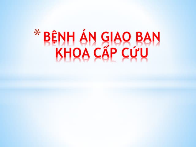 Bệnh án khoa Lao: Lao phổi AFB (-) | DOCX