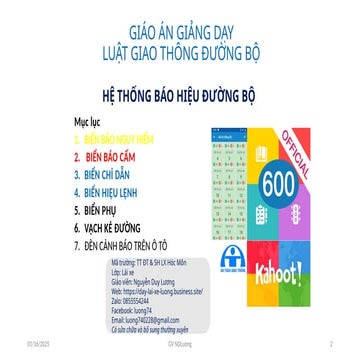 [123doc] - giao-an-ly-thuyet-luat-giao-thong-duong-bo-bai-hoc-he-thong-bao-hieu-duong-bo.pptx