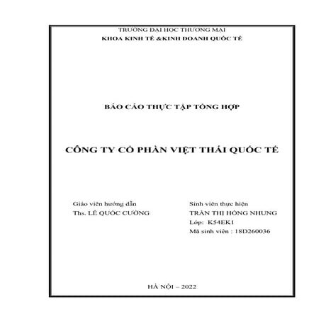 [123doc] - luan-van-dai-hoc-thuong-mai-bao-cao-thuc-tap-tong-hop-cong-ty-co-phan-viet-thai-quoc ...