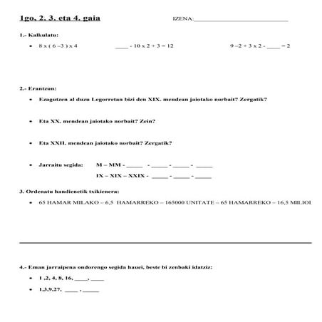 1,2,3 eta 4. gaiak | PDF