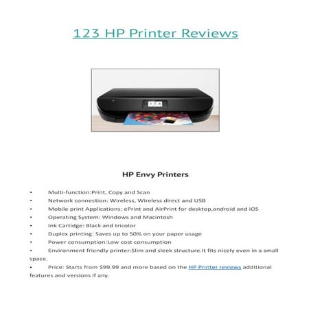 About HP Printer | PPTX