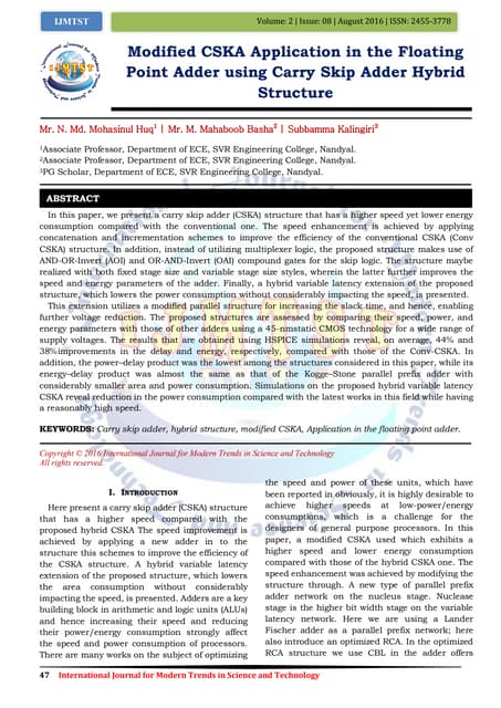 Low Cost High Performance Vlsi Architecture For Montgomery Modular Multiplication Pdf