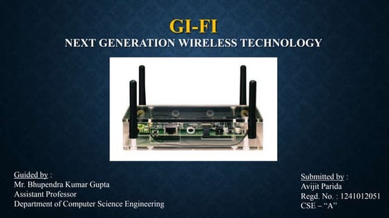 Gi-Fi ppt | PPTX