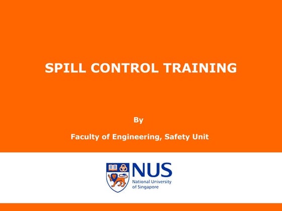 Spill Response & Management Presentation | PPTX