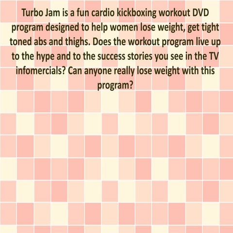 Turbo Jam Review: How to Achieve Weekly Weight Loss With Turbo Jam ...