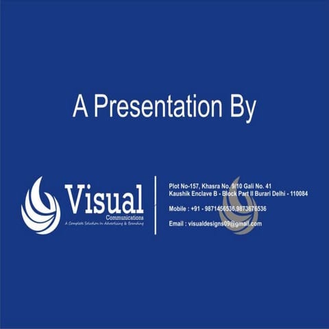 VISUAL COMMUNICATIONS | PPT