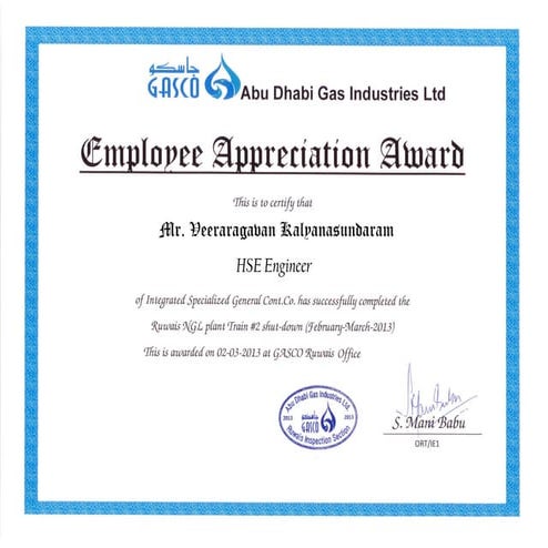 18. GASCO CERTIFICATE-2 | PPT