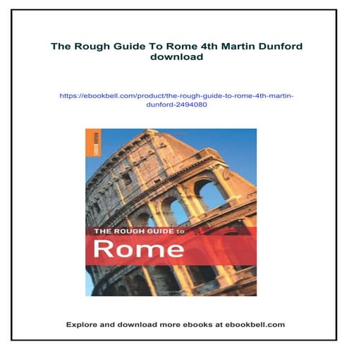 Rome Italy Presentation #1 | PPTX