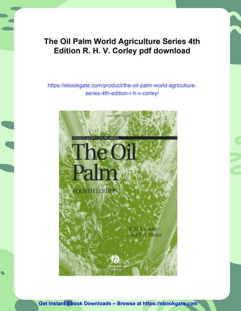 Cultivation of oil palm | PPTX
