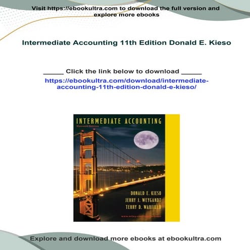 [Ebooks PDF] download Intermediate Accounting 11th Edition Donald E ...