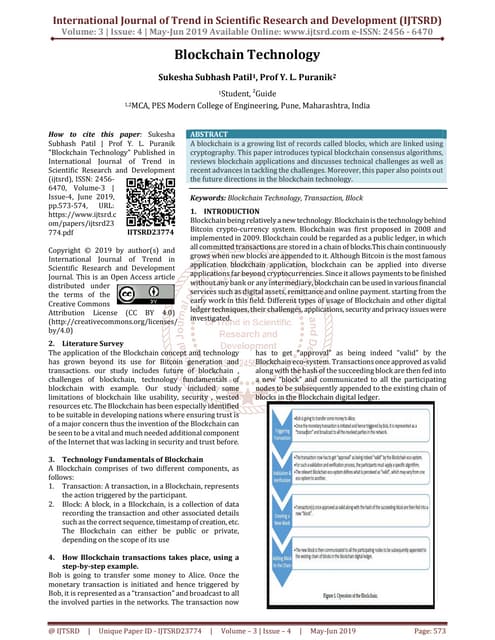 Blockchain and Its Applications in the Real World | PDF | Internet | Computing