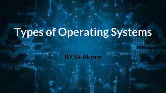 Batch operating system | PPTX | Operating Systems | Computer Software and Applications