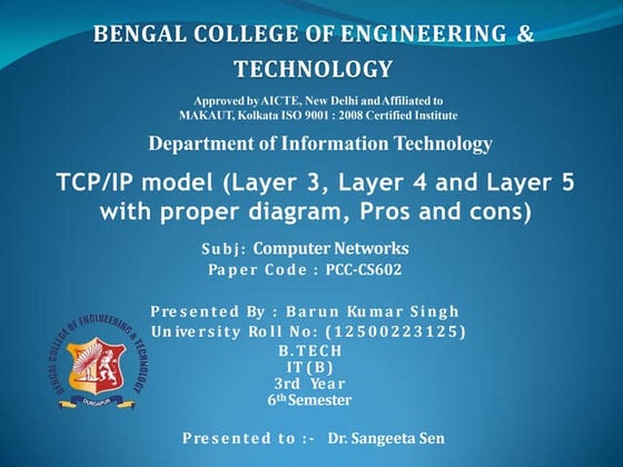 TCP/IP Network ppt | PPT