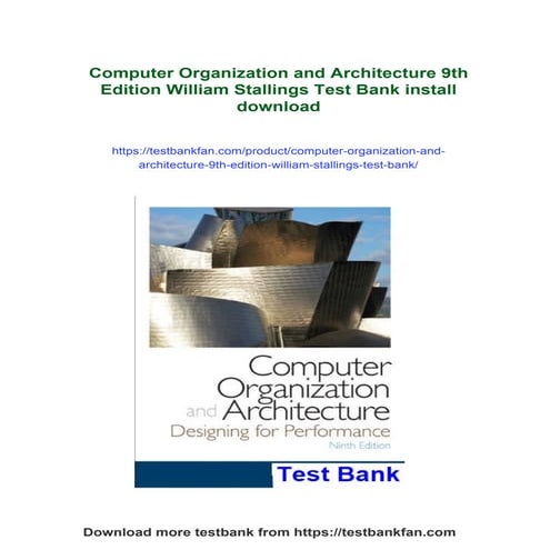 Computer Organization and Architecture 9th Edition William Stallings ...