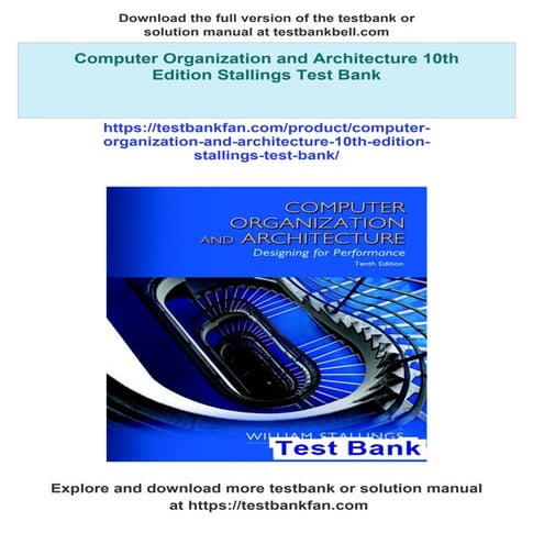Instant Download Computer Organization and Architecture 10th Edition ...