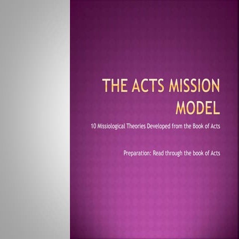 500-12 Urban Mission Models in Acts | PPTX