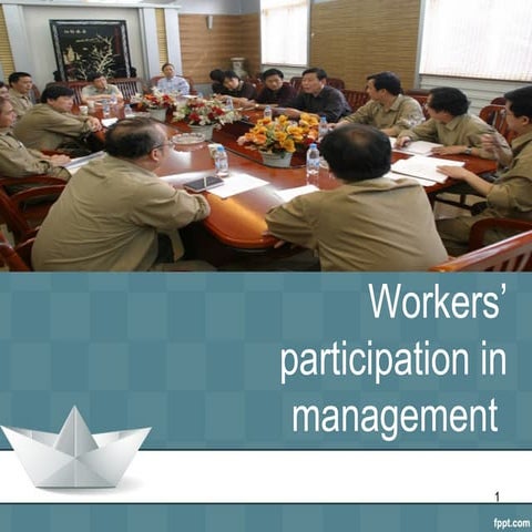 workers participation in management | PPT