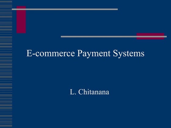 Electronic Payment System | PPT