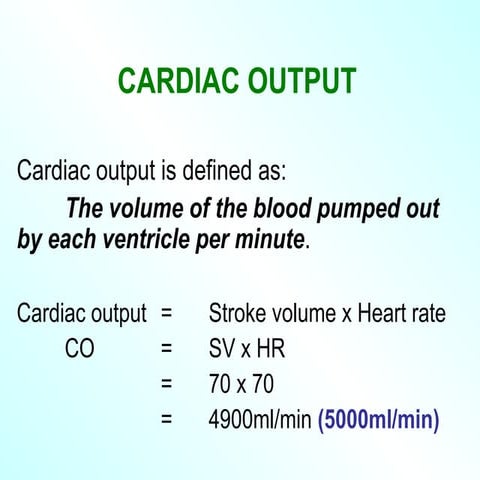 Comprehensive Overview of Cardiac Output and Its Regulation in Human ...