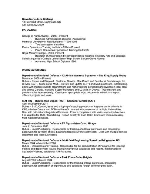 Stevens Resume | DOCX | Defense Industry | Industries