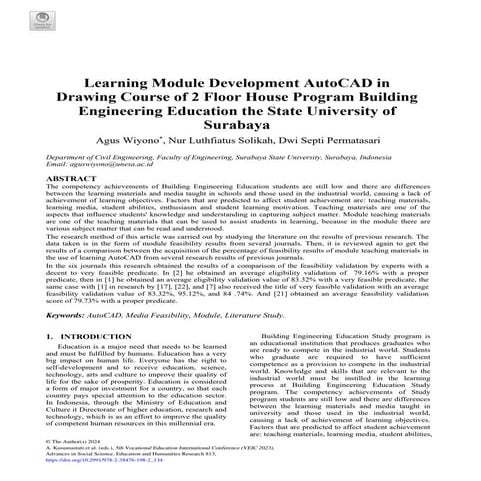 Teaching Material For CAD with Auto CAD 1 | PDF