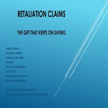 LCBA Retaliation in Employment | PPTX | Law