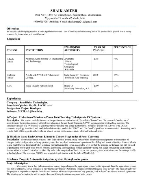 SELVA KUMAR resume-1 | PDF